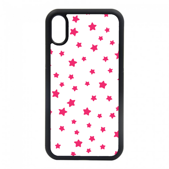 Hot pink star case – Hailey's Stickers